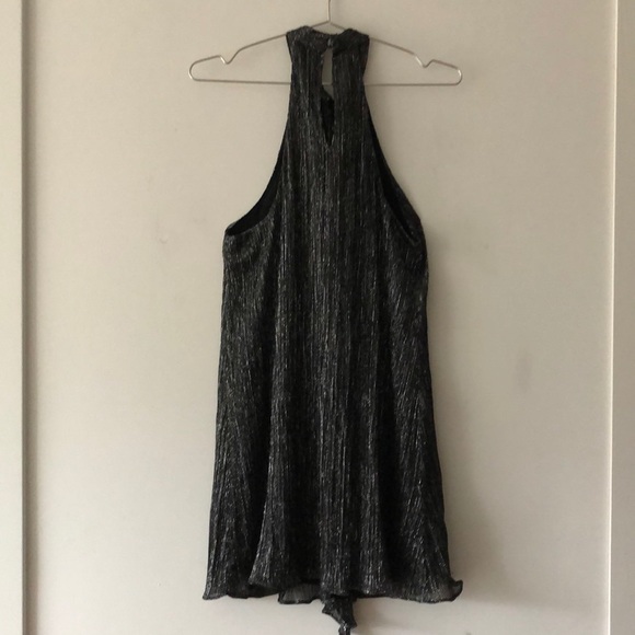 Zara | Dresses | Nwt Zara Shimmer Thread Halter Neck Dress | Poshmark